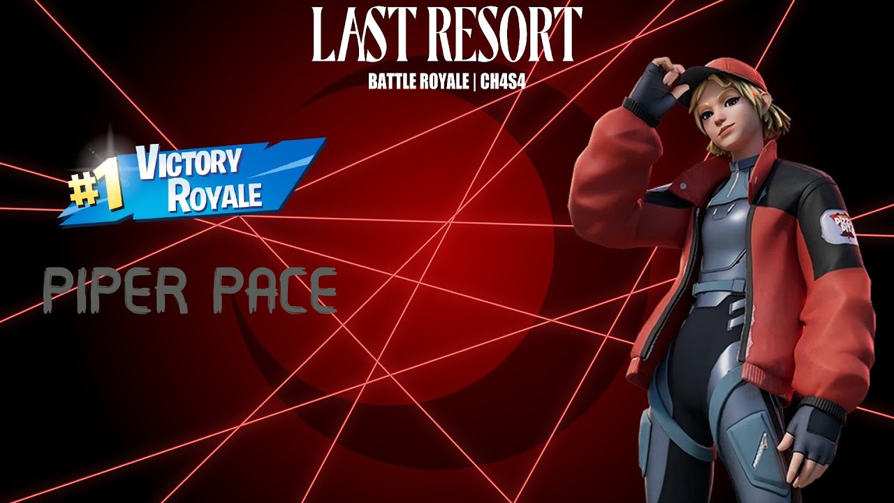 Fortnite victoria con la skin Piper Pace (Gameplay completo) - YouTube