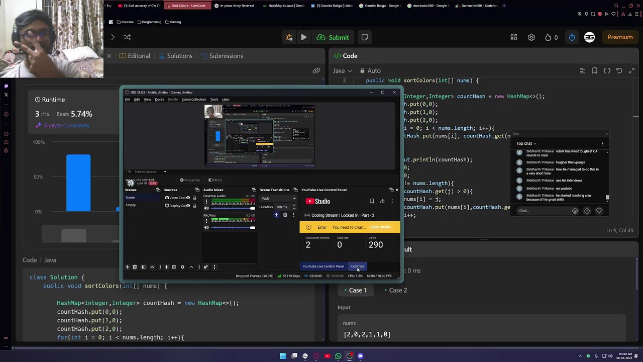 Coding Stream | Locked In | Part - 2 - YouTube