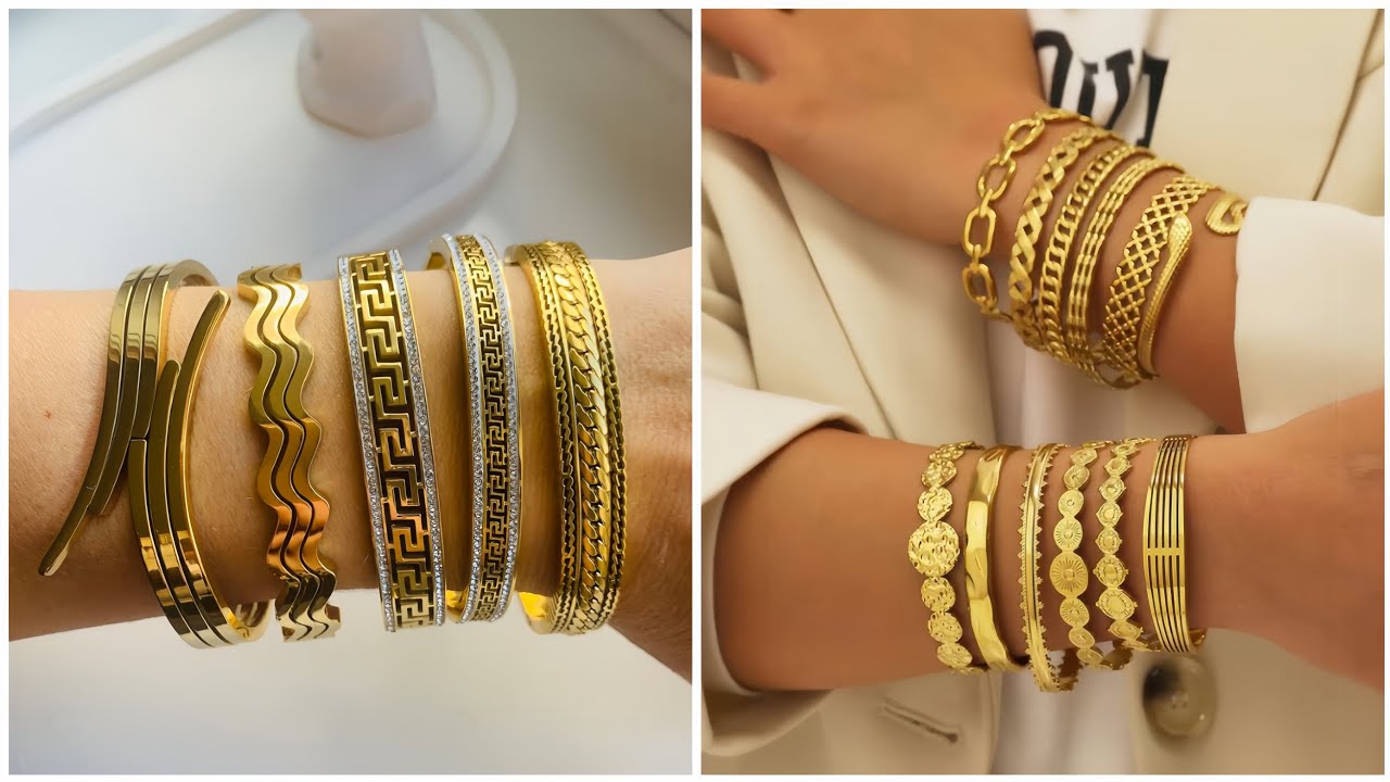 Beautiful Elegant Gold Bracelet Design | Latest Gold Jewellery Designs ...