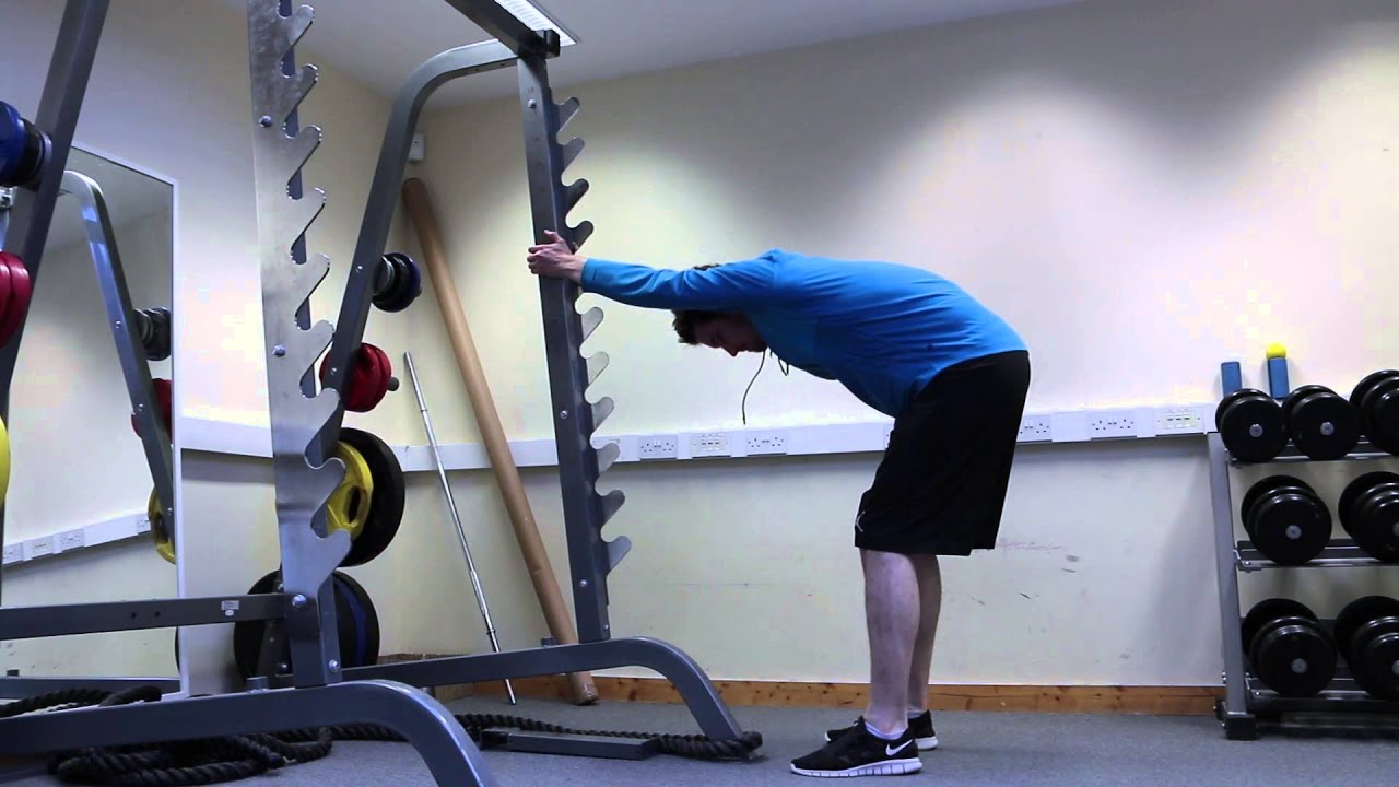 Doorway Lat Stretch - YouTube