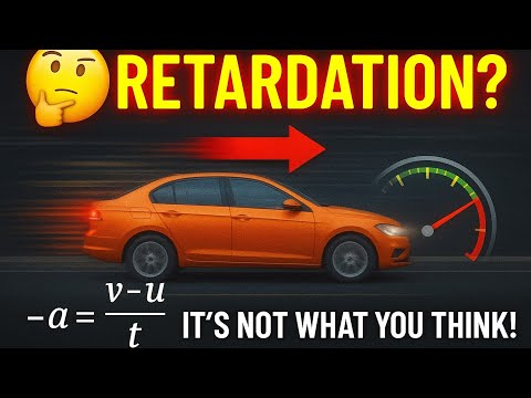 What is Retardation 🤔? Class - 9th, chapter - 8th motion uniform and ...