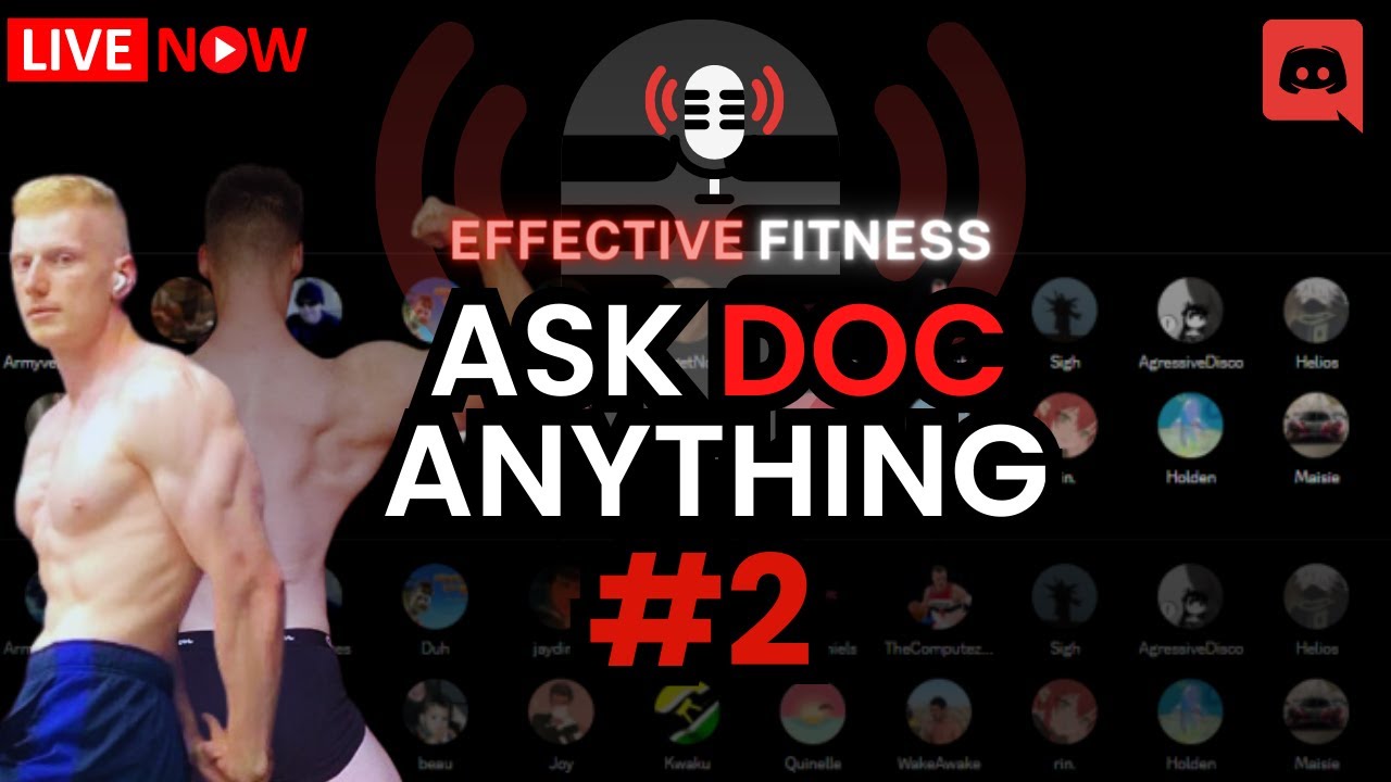 Effective Fitness | AMA Episode 2 | discord.gg/fitness #fitness # ...