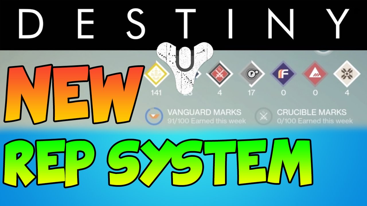 Destiny: NEW Rep System (Vendor Rank Reputation System) Destiny how to ...