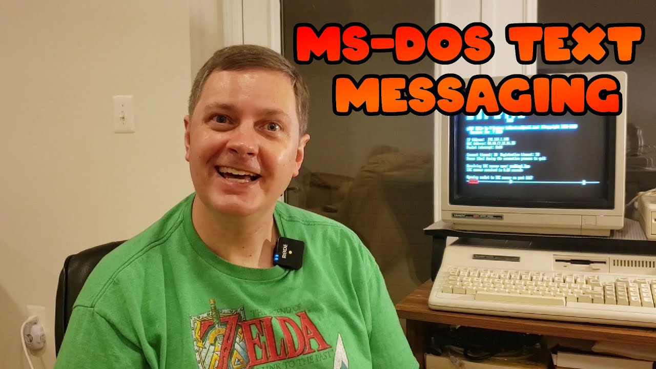 #DOScember Sending and Receiving SMS Text Messages in MS-DOS! - YouTube