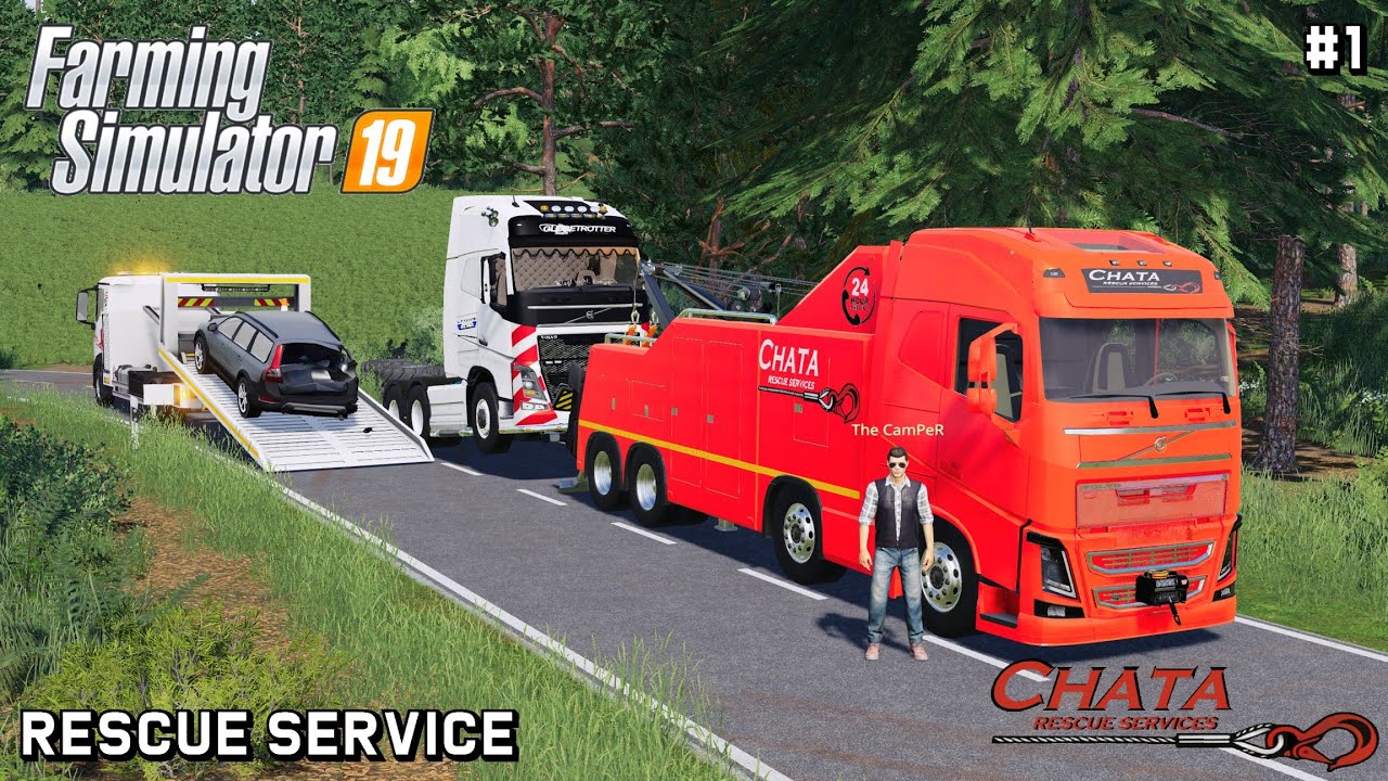 Rescuing overturned VOLVO with @TheCamPeRYT | Rescue Service | Farming ...