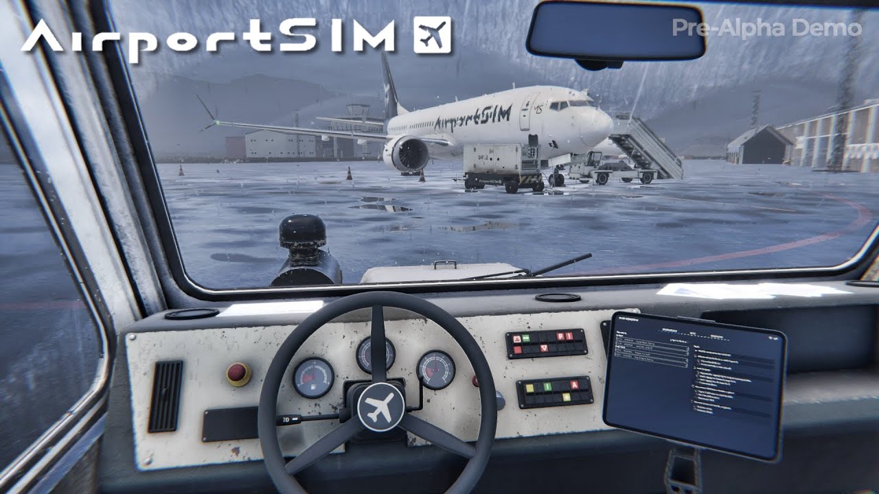 AirportSim - First Look! | Real 737 Pilot Preview LIVE - YouTube