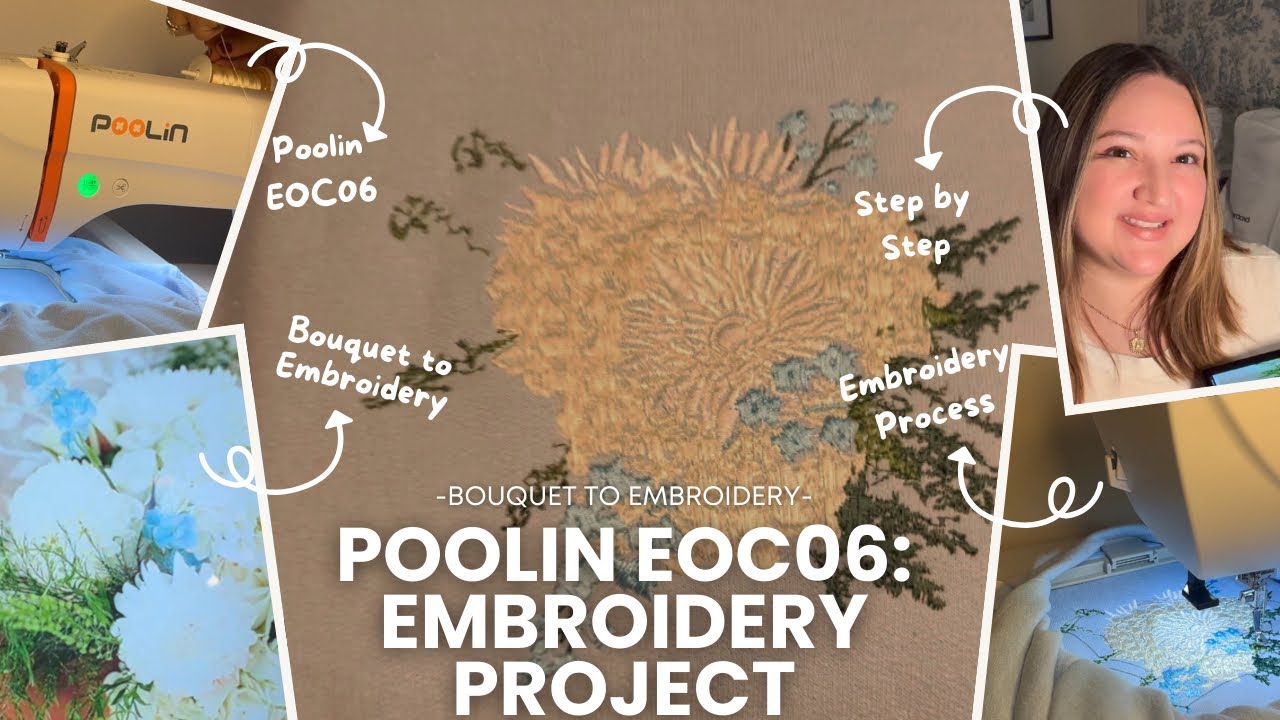 Poolin EOC06 Embroidery Project - YouTube