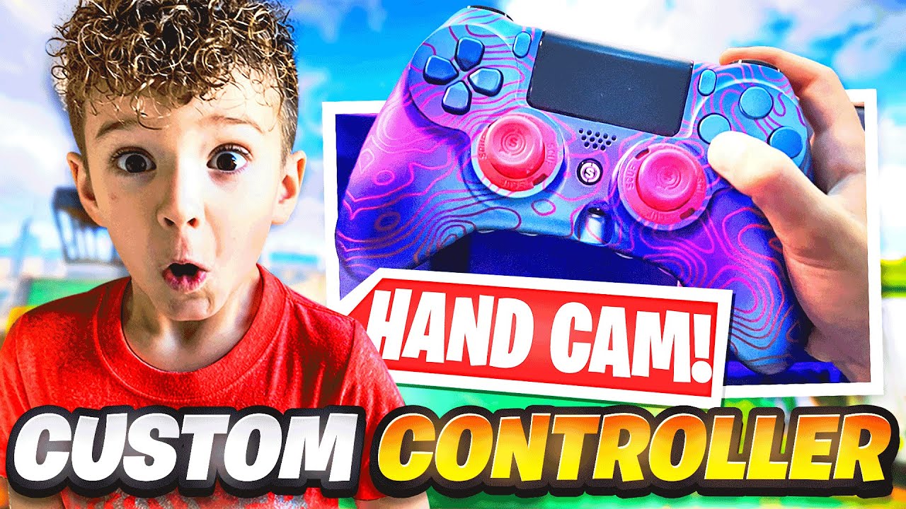 Warzone Pro's CUSTOM CONTROLLER + GIVEAWAY (HAND CAM) - YouTube