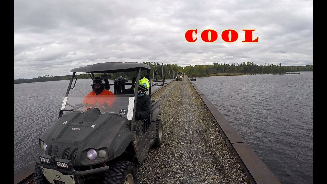 Epic ATV UTV Trail Ride Abandon Rail Cars Truck & Gas Up - YouTube