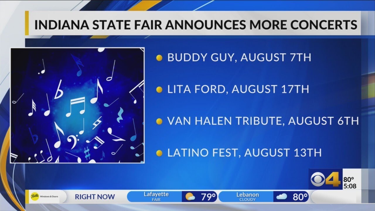 Final free concerts announced for 2024 Indiana State Fair - YouTube
