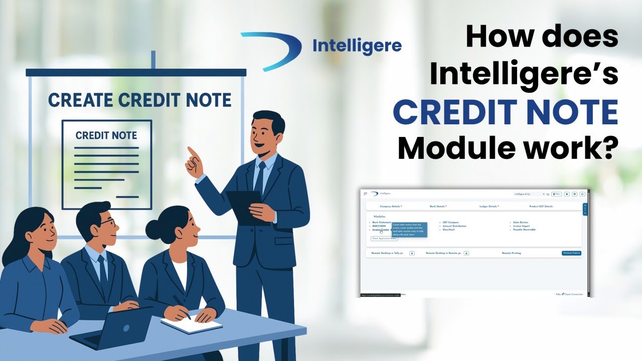 How to Use Intelligere’s Credit Note - YouTube