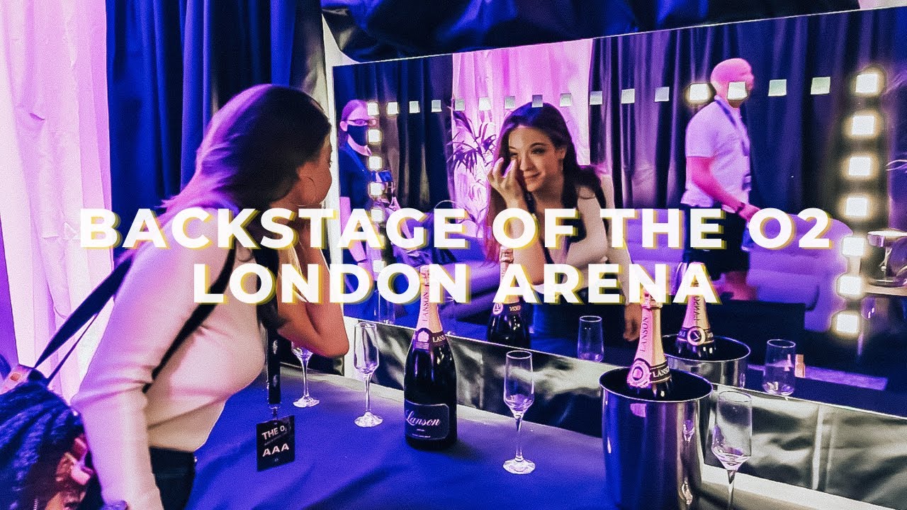 COME VISIT THE O2 ARENA BACKSTAGE WITH ME ! (VLOG) - YouTube