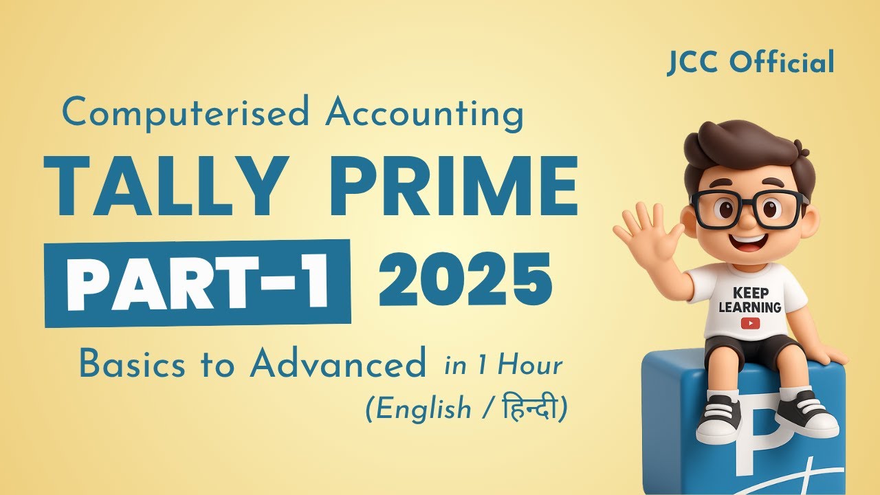 Learn Tally with GST in 60 Minutes | Accounting Basics for Students ...