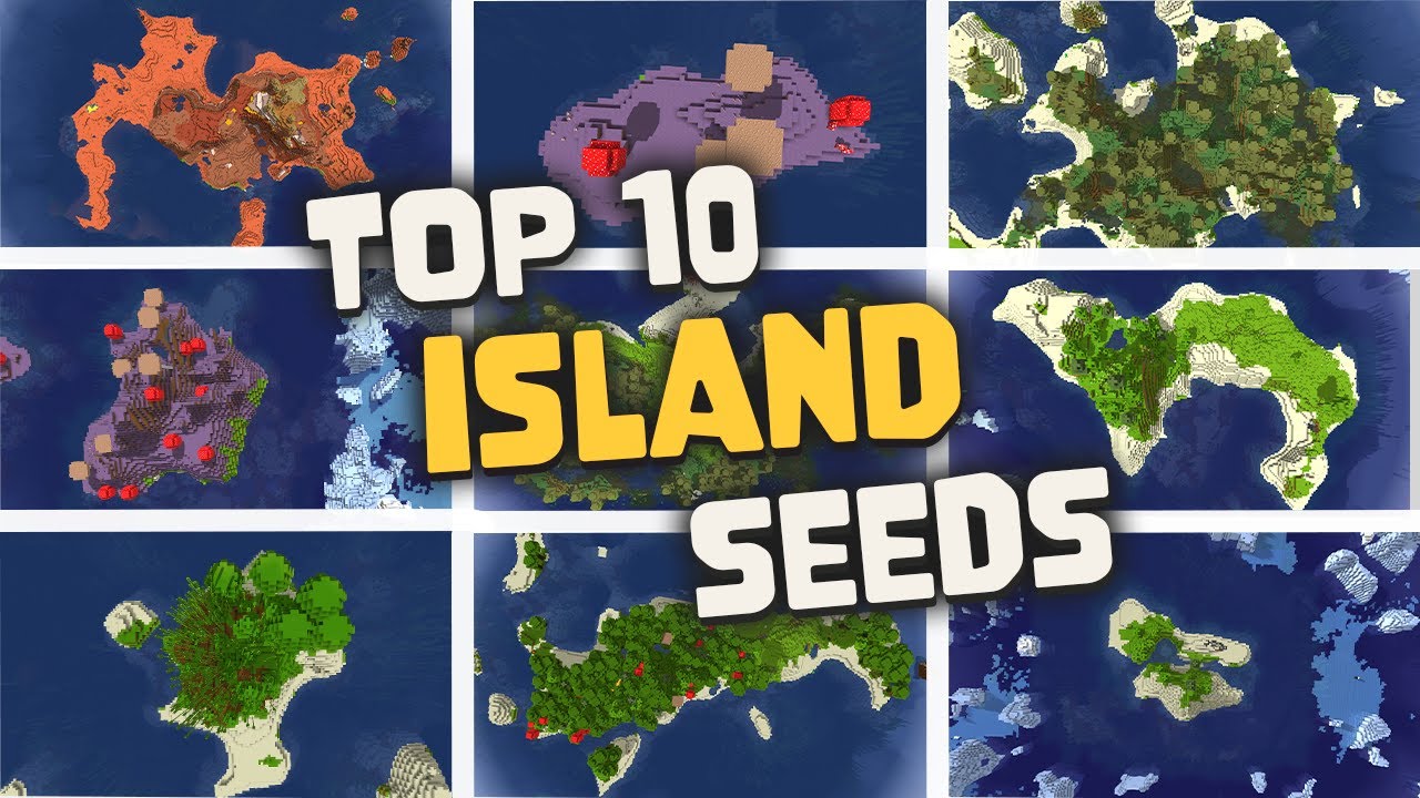 Best 10 Survivor Island Seeds for Minecraft | Java Edition - YouTube