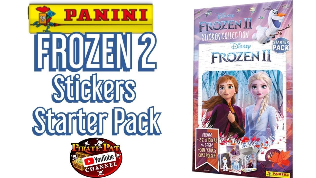 FROZEN 2 PANINI STICKER STARTER ALBUM AND MEGA OPENING | DISNEY FROZEN ...