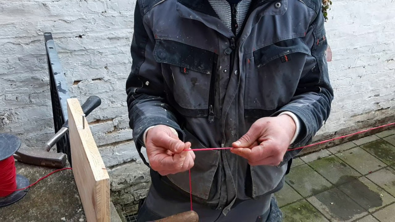 Richtschnur Spannen Anleitung
