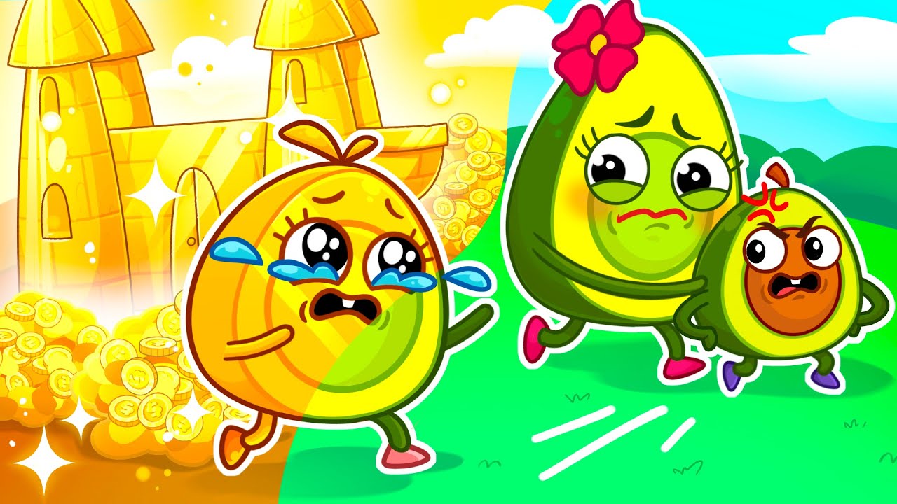 Everything Turns Gold Golden World with Avocado Baby 🥑 || Stories for ...