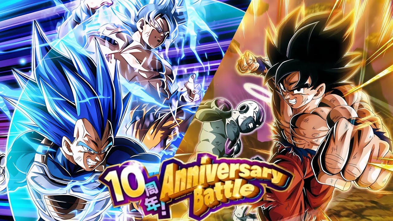 (DOKKAN BATTLE) 10TH ANNIVERSARY BATTLE DIFFICULT EVENT STAGE 10 PART 2 ...