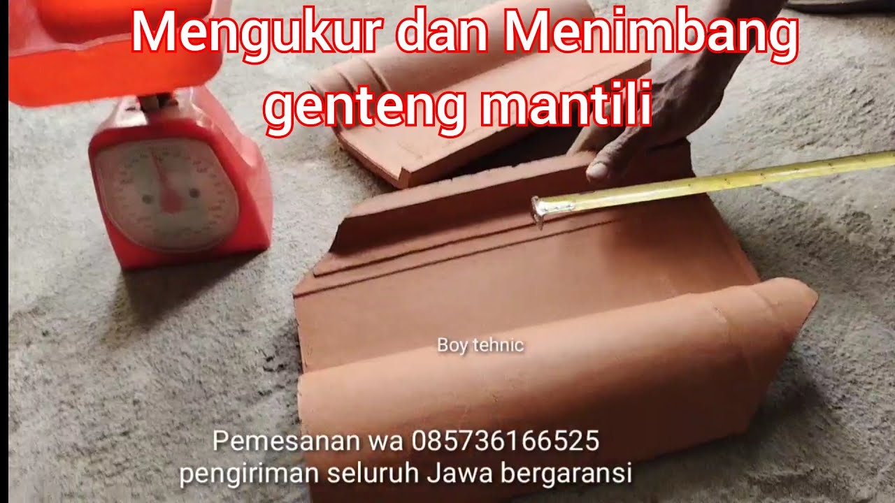 PERBEDAAN GENTENG MANTILI BESAR DENGAN GENTENG SEMI MANTILI - YouTube