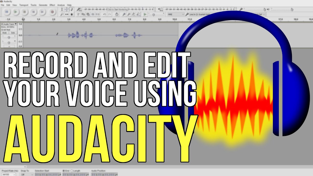 Record and Improve Your Voice Using Audacity — Free Software! - YouTube