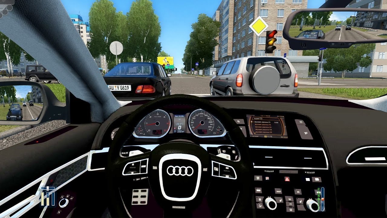 City Car Driving - Audi A6 C6 3.0 TDI | Street Racing - YouTube