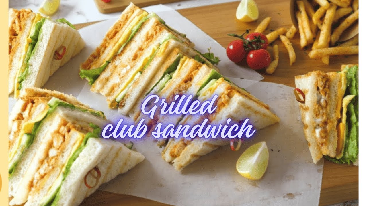 How to make Chicken Tikka Club Sandwich Recipe by Food Fusion - YouTube