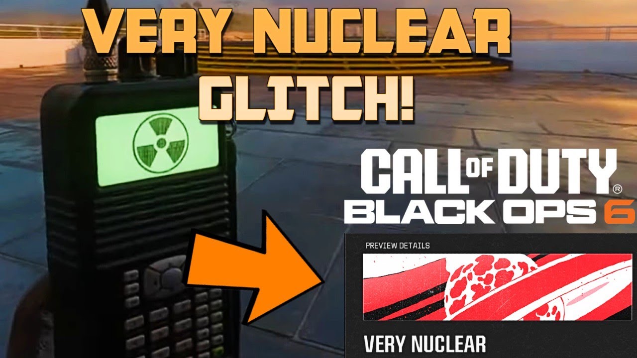 BLACK OPS 6 'VERY NUCLEAR' GLITCH! HOW TO GET THE VERY NUCLEAR DARK OPS ...