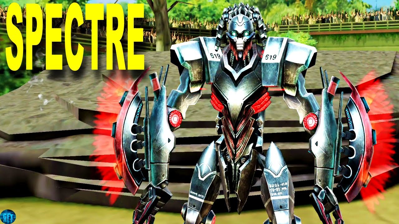 Real Steel World Robot Boxing SPECTRE Robot Upgrade Gameplay - YouTube