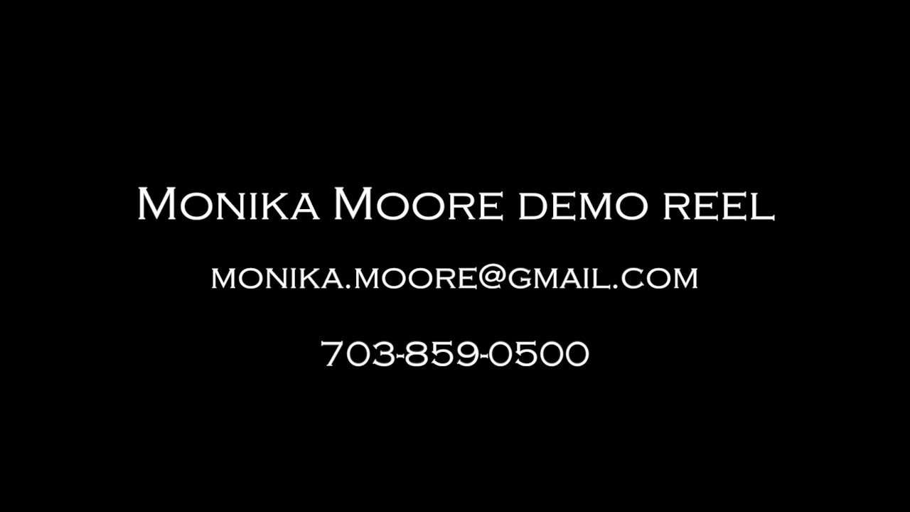 Monika Moore demo reel - YouTube