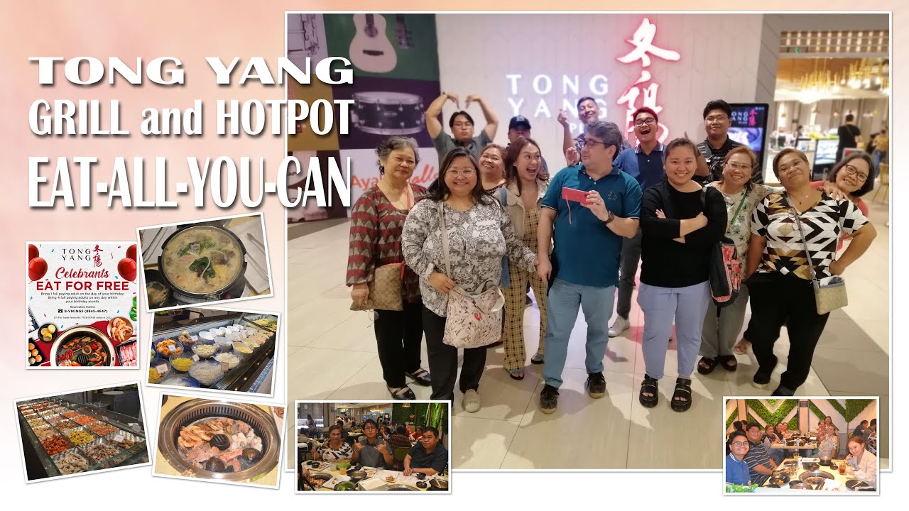 Tong Yang Grill and Hot Pot All YOU CAN| FOOD TRIP - YouTube