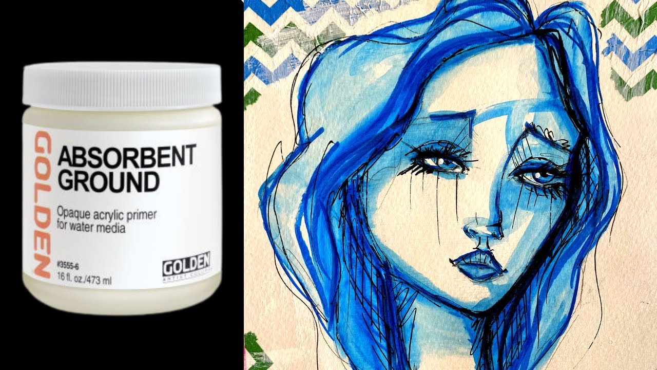 What is ABSORBENT GROUND and How to Use it in Your Mixed Media Art ...