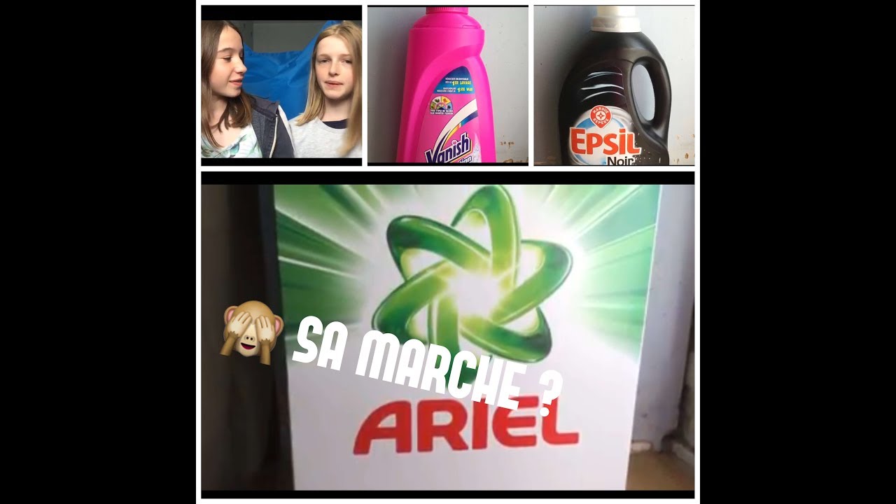 SLIME LESSIVE ARIEL EPSIL VANISH CRASH TEST _ Alix and Clara - YouTube
