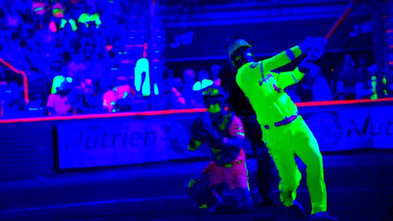 Cosmic Baseball America’s Newest, Neon-Drenched Pastime - YouTube
