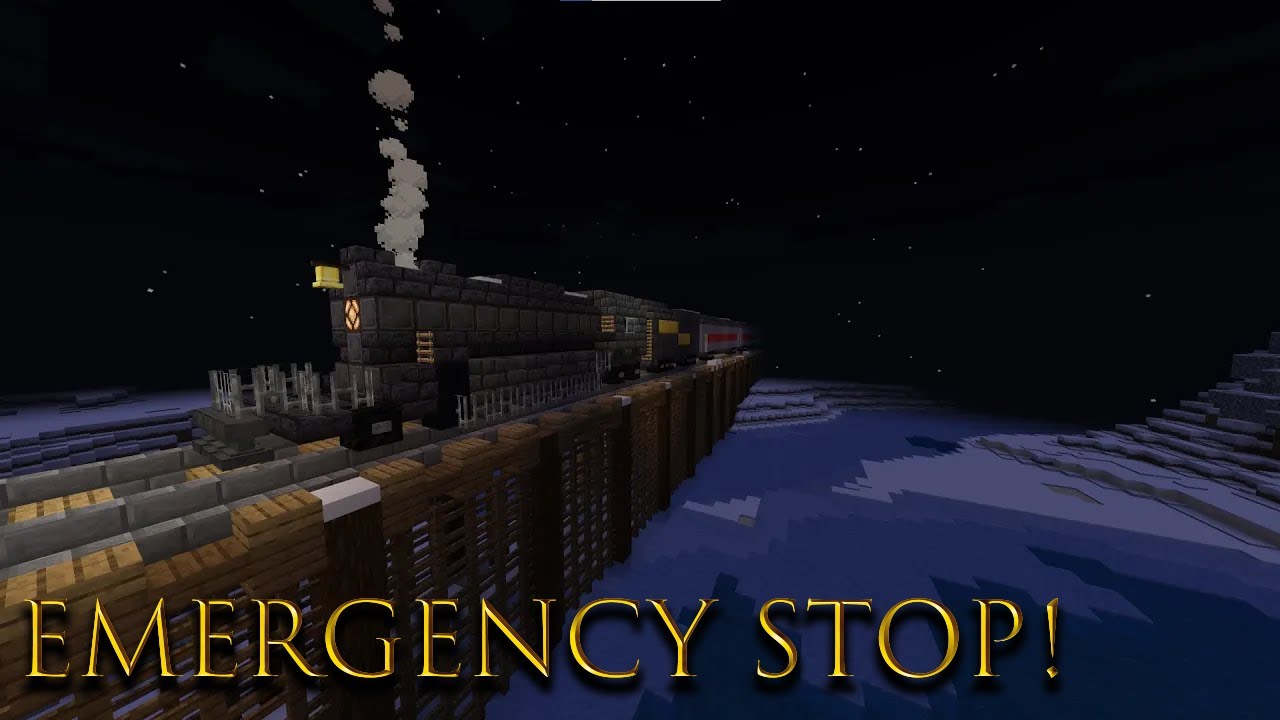 Minecraft Polar Express Roleplay Ep3 | Emergency Stop! - YouTube