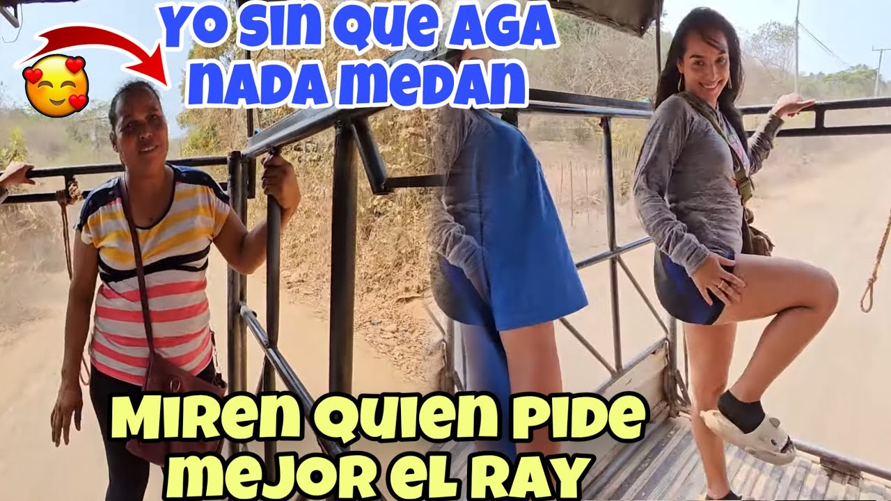 Jessica Nos enseña Cómo pide ride A los carros 🤣 Camino ala posa el ...