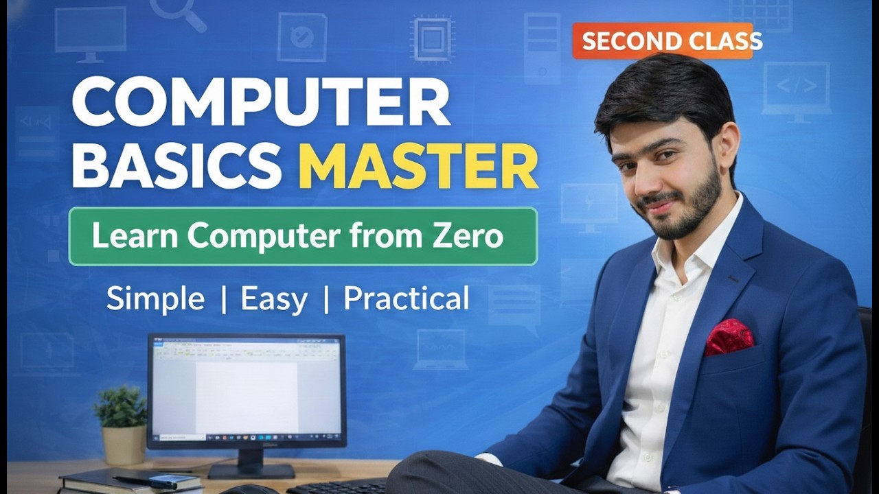 Hardware and Software Explained | Computer Basics for Beginners - YouTube