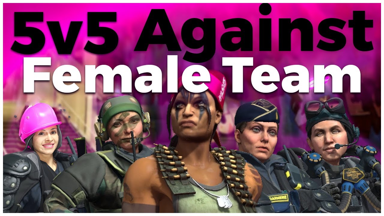 CSGO Match VS 5 GIRLS ! - YouTube