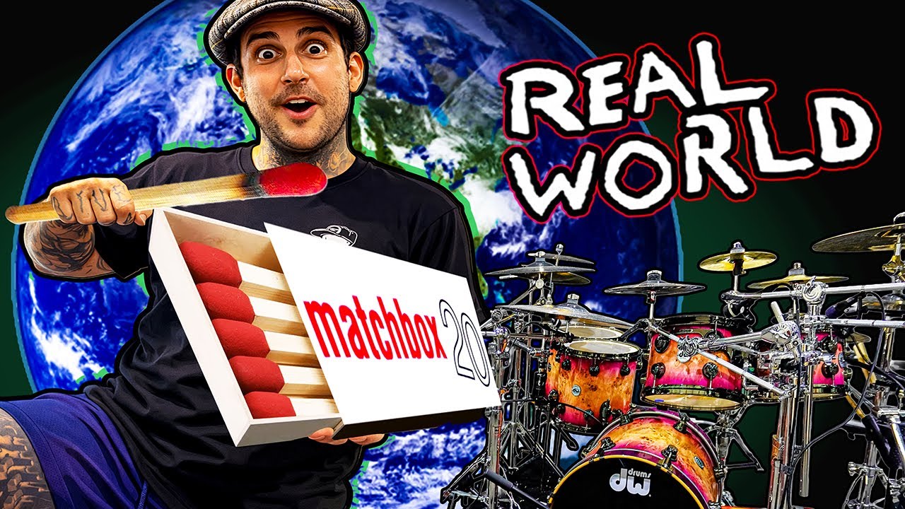 Matchbox Twenty - Real World (drum cover) - YouTube
