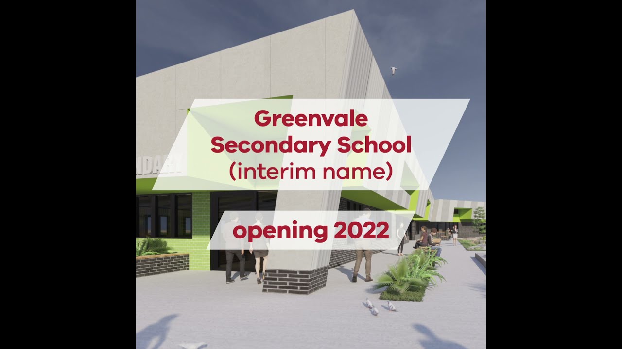 Greenvale Secondary School (interim name) – school design - YouTube