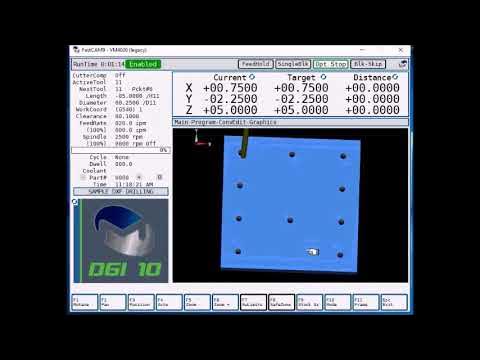Part2 Conversational Programming Drilling Multiple Holes Milltronics ...