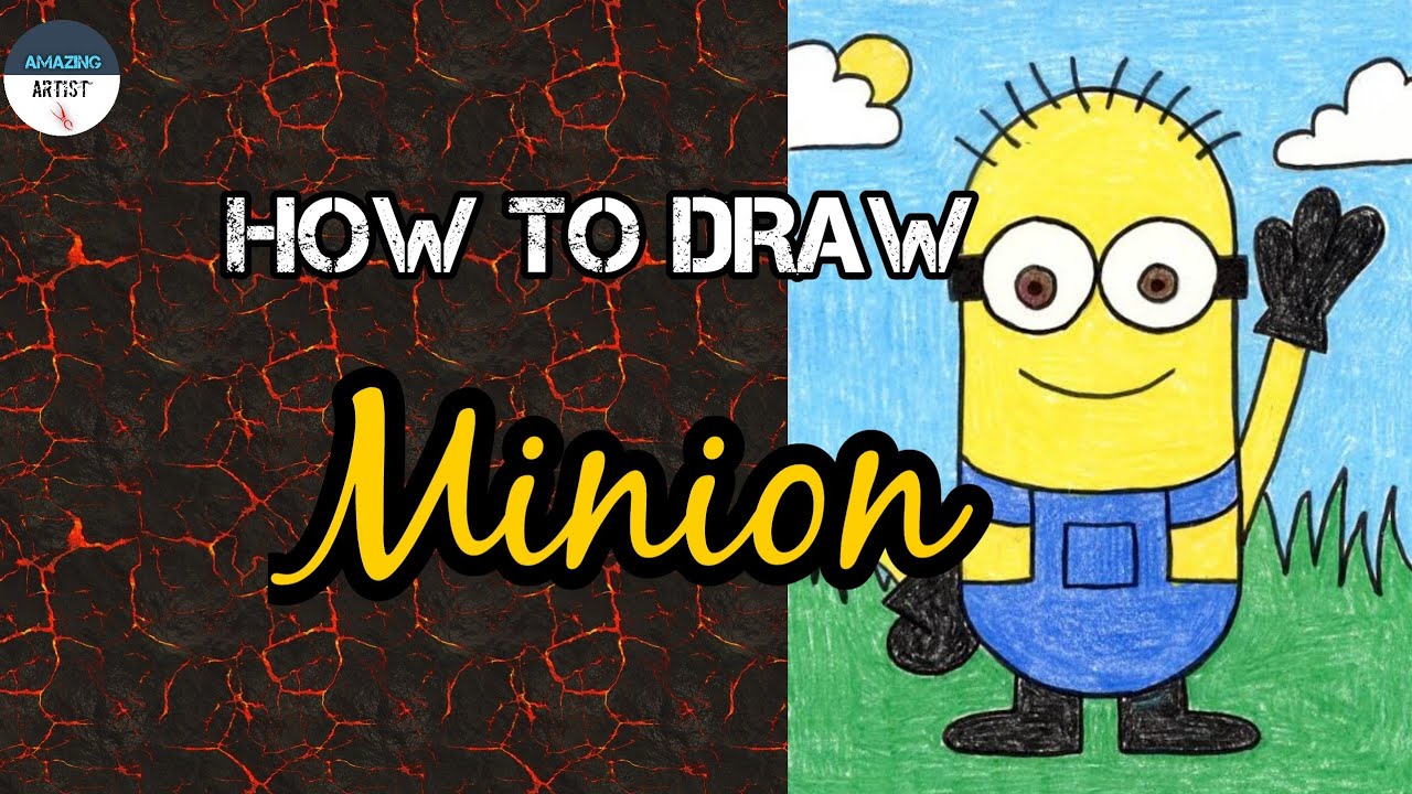 Minion | How to draw Minion | New drawing |Amazing Artist | New video ...