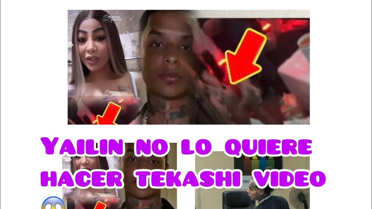 YAILIN DICE NO, LOS QUIERO TEKASHI 😱VIDEO FILTRADO AMIGO #yailin - YouTube
