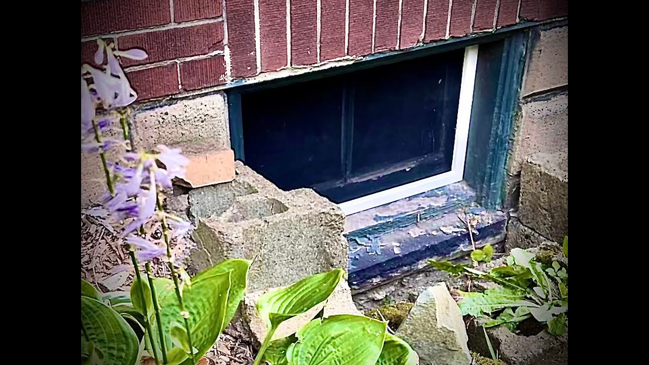 DIY Basement Window Screen - YouTube