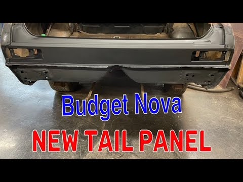 Budget Chevy Nova Tail Panel Replacement - YouTube
