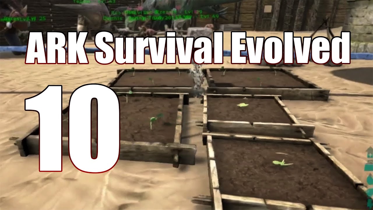 ARK: Survival Evolved - Ep. 10 - Farming & Electricity! - YouTube