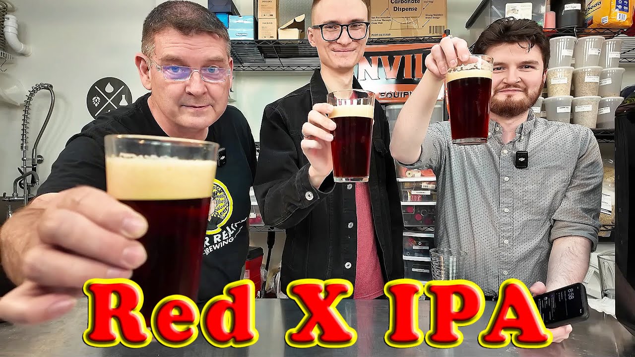 Red X IPA - All Grain Brew - Tasting Review - Brewed on the BrewZilla ...