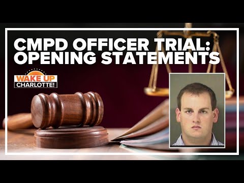 Day 2 for the trial of CMPD officer - YouTube