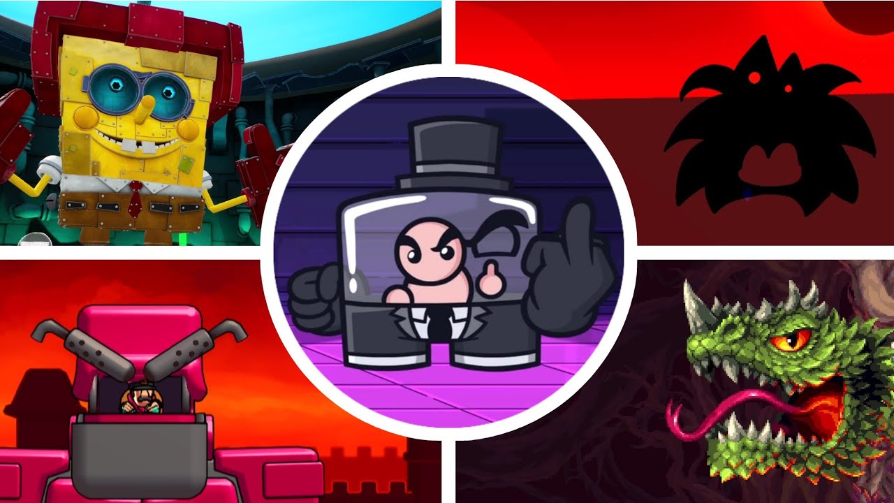 Final Bosses & Endings From 5 Games - YouTube