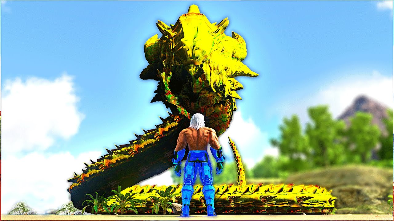 Finally Evolving the Golden Snake Dragon God! | ARK Modded #60 [Finale ...