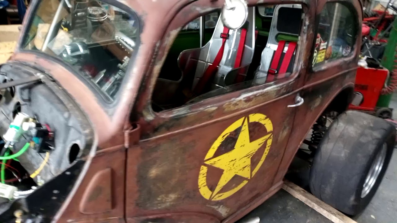 '53 Ford Pop Rat Hot Rod running & sounding sweet - YouTube